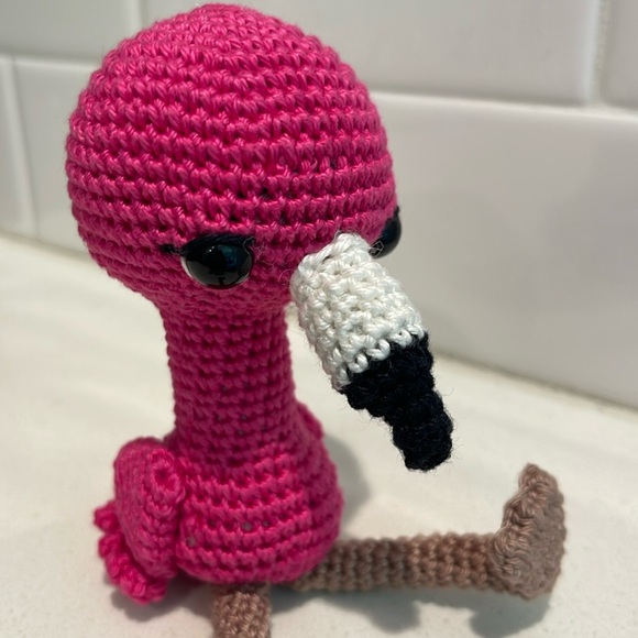 Hand Crafted | Toys | Handcrafted Flamingo Decor Amigurui Crochet ...
